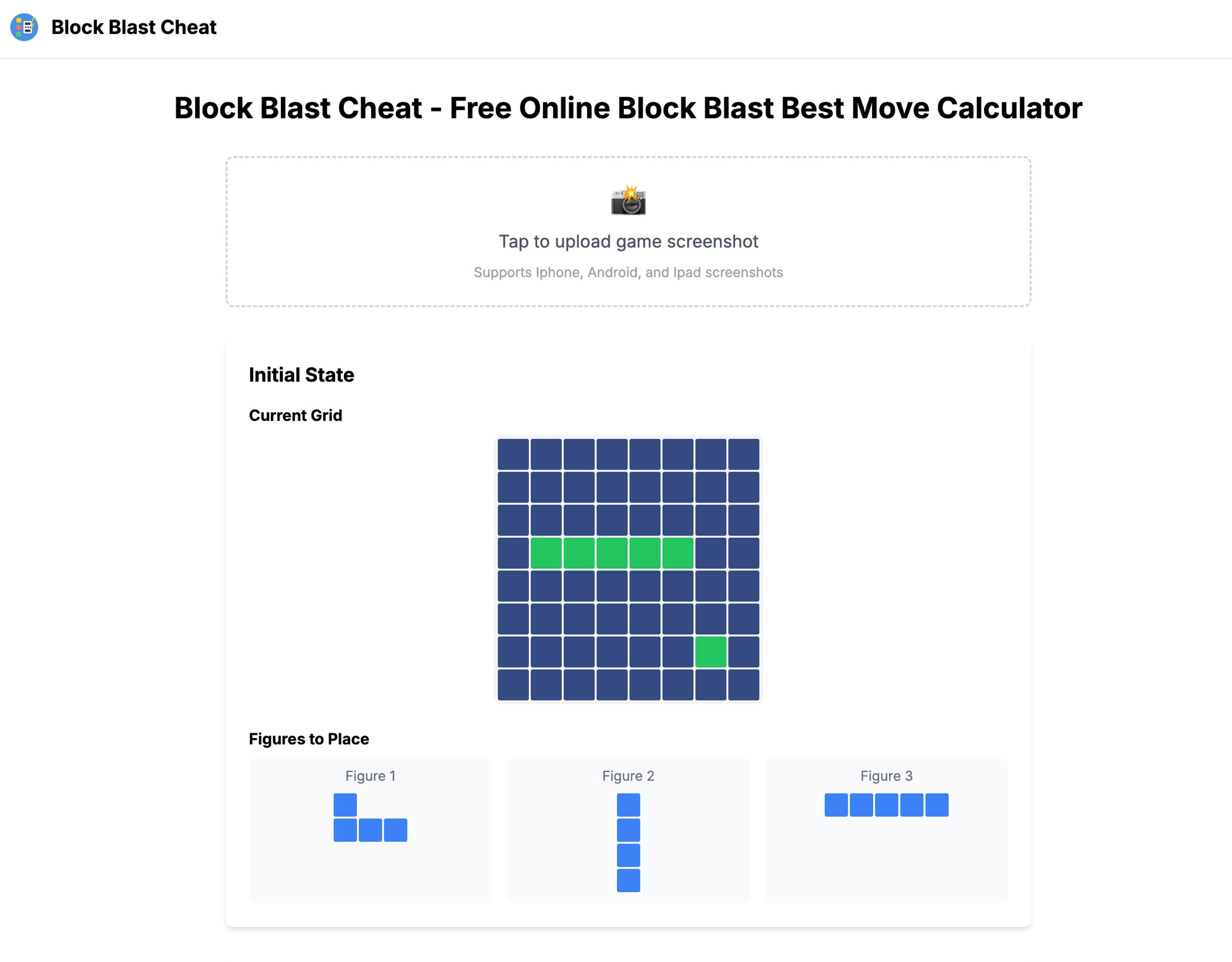 Block Blast Solver: - Free Online Block Blast Best Move Calculator | AlternativeTo