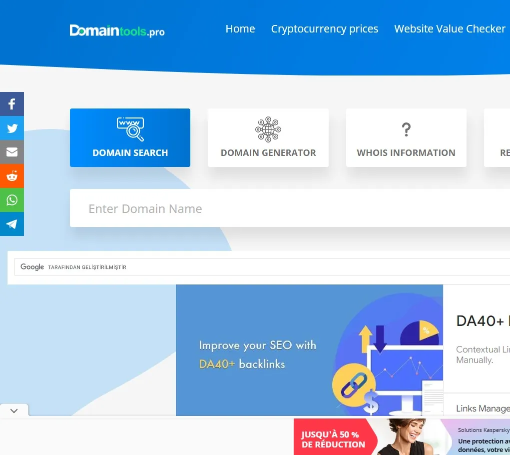 DomainTools.PRO Alternatives and Similar Sites & Apps | AlternativeTo