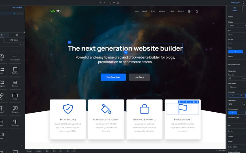VvvebJs: Reviews, Features, Pricing & Download | AlternativeTo