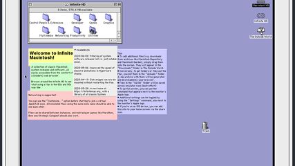 Infinite Mac: Collection of classic Macintosh system releases and ...