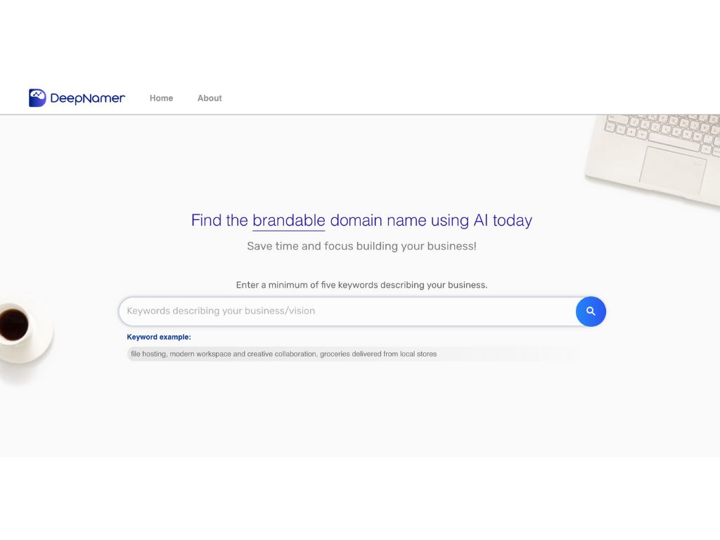 DeepNamer.com: AI-powered domain name generator and deep brainstorming platform that helps ...