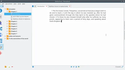 Manuskript: Open-source tool for writers. With outliner, character management, plot | AlternativeTo