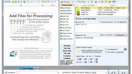 Batch Text File Editor: Batch-Notepad that can replace, insert, delete, copy, and move text in ...