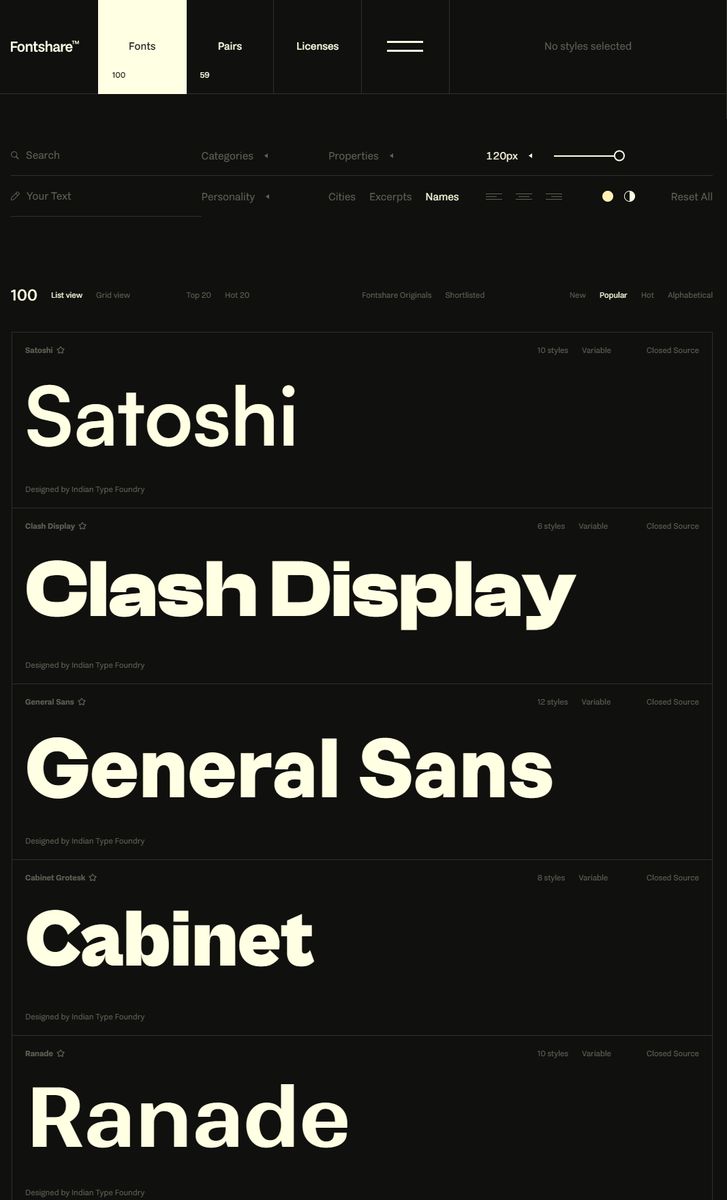Fontshare: App Reviews, Features, Pricing & Download | AlternativeTo
