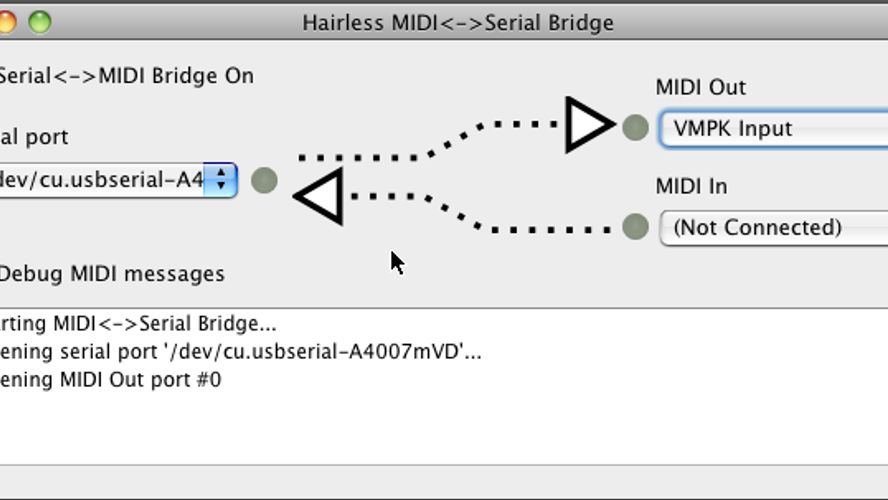 Hairless Midi Serial Bridge The Easiest Way To Connect Serial Devices Like Arduinos To Send 