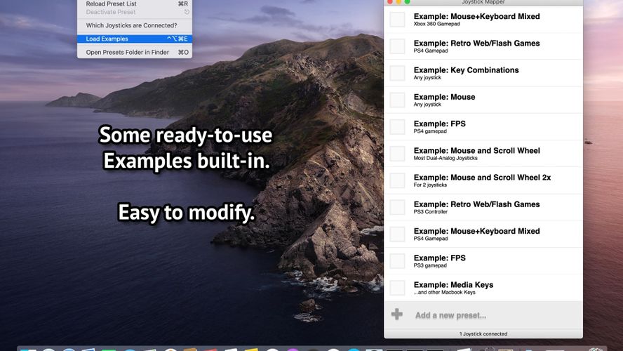 Joystick Mapper: MacOS utility for mapping mouse and keyboard ...