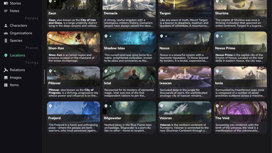 Lore Forge: The only app you'll need to write your novels and build your worlds. | AlternativeTo