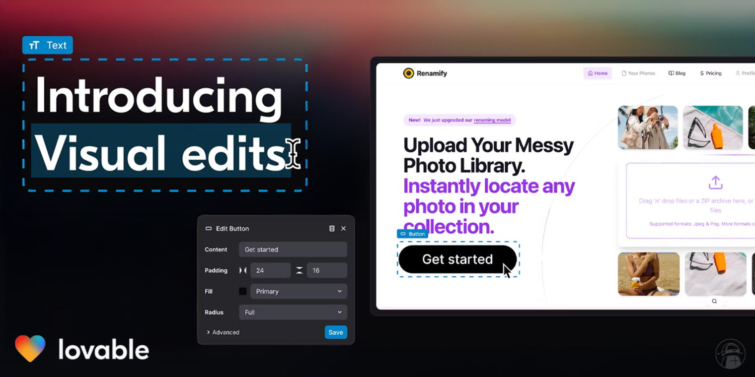 Lovable's latest update adds Instant Visual Edits for real-time design ...