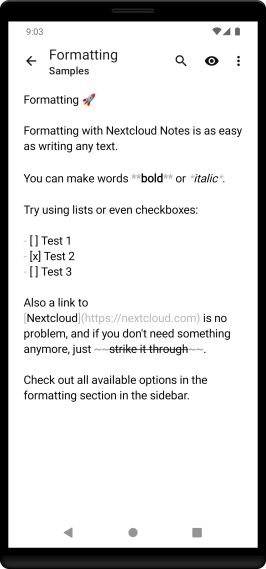 Nextcloud Notes: The Notes app is a distraction free notes taking app ...