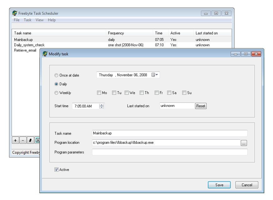 Freebyte Task Scheduler App Reviews Features Pricing Download 
