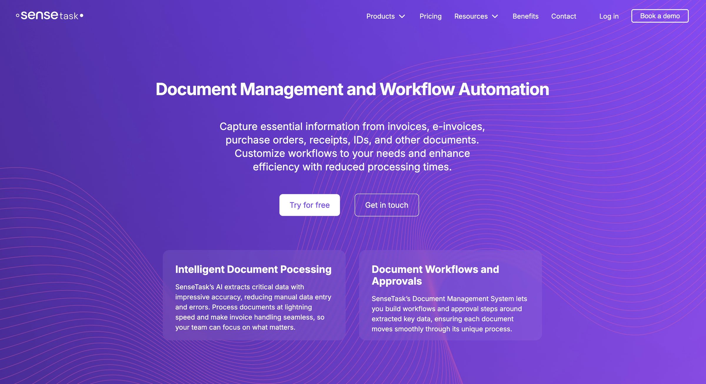 SenseTask: Document management and workflow automation | AlternativeTo