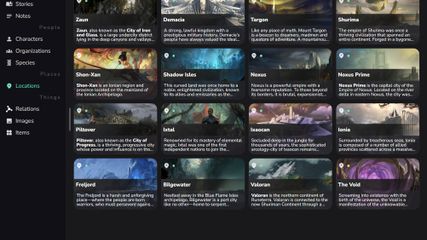 Lore Forge: The only app you'll need to write your novels and build your worlds. | AlternativeTo