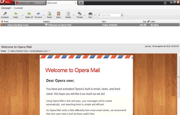 Opera Mail: Powerfully organizes, indexes, and | AlternativeTo