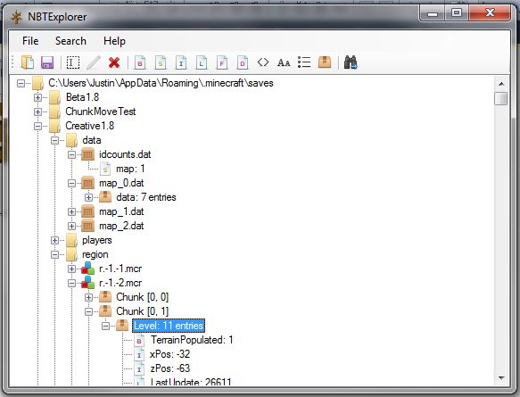 NBTExplorer: A graphical NBT editor for all Minecraft NBT data sources | AlternativeTo