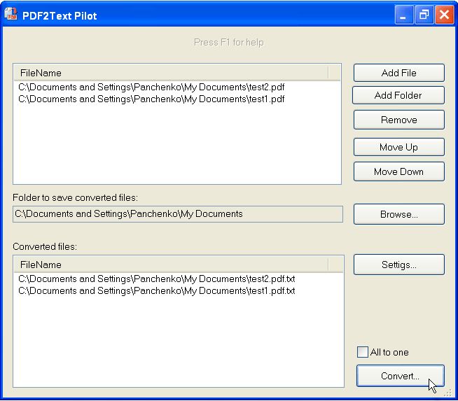 PDF2Text Pilot: Text extractor provides you with a | AlternativeTo