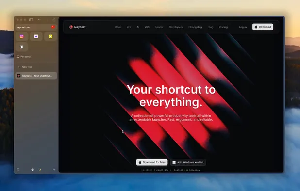 Nook Browser: Minimal browser, sidebar navigation, private, Mac only | AlternativeTo