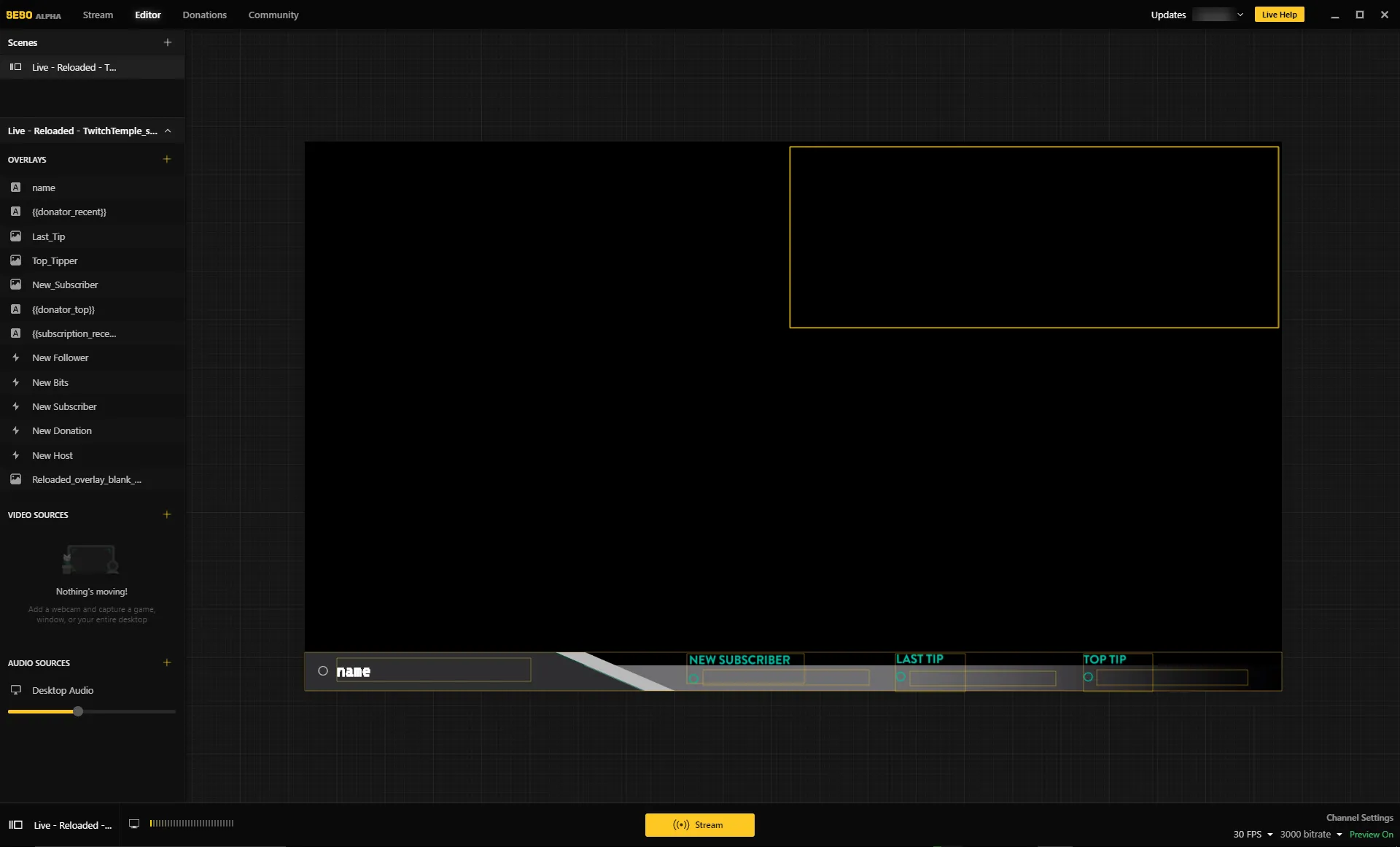 Bebo: Free live streaming software designed for ease of use and minimum ...