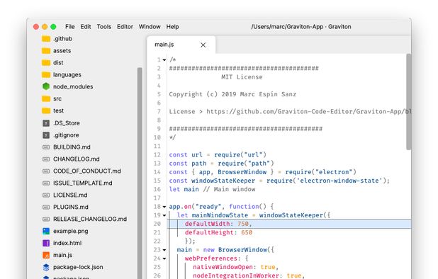 Graviton Editor Minimalist And Highly Configurable Cross Platform Code Editor Alternativeto 