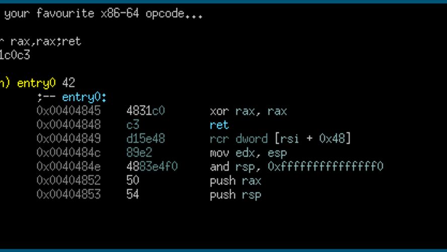 radare2: Unix-like reverse engineering framework and commandline tools | AlternativeTo