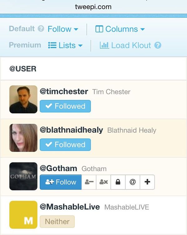 Tweepi Alternatives and Similar Sites & Apps | AlternativeTo