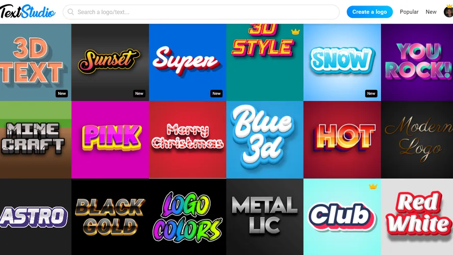 TextStudio: Online application to create custom texts and logos ...