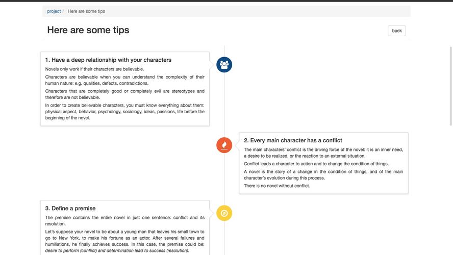 bibisco: Novel writing software | AlternativeTo