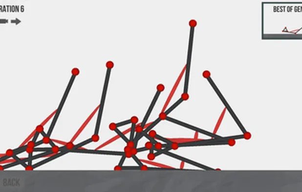 Evolution - Simulate learning Creatures: Build creatures with joints ...