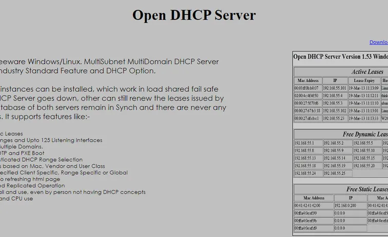 DHCP Server for Windows Alternatives and Similar Software | AlternativeTo
