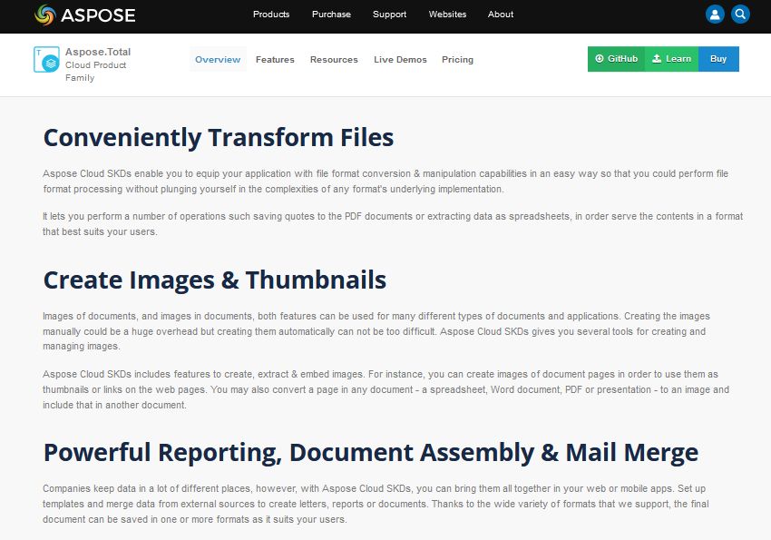 Aspose.Total Alternatives and Similar Sites / Apps | AlternativeTo