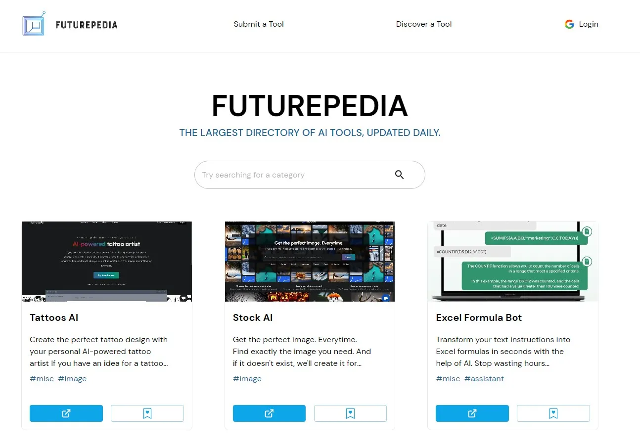 Futurepedia Alternatives and Similar Sites & Apps | AlternativeTo