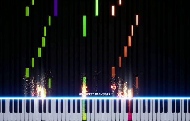 Embers: App used for playing piano pieces, make piano visualizers ...