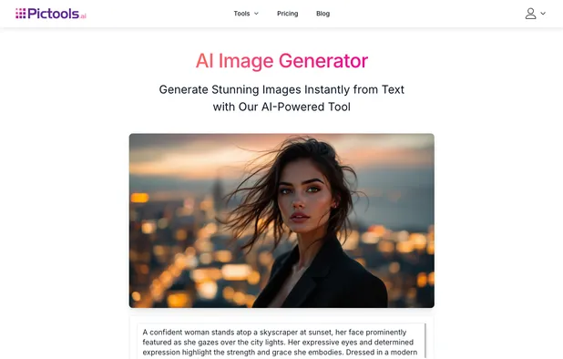 PicTools.AI: AI photo editor and image generator. | AlternativeTo