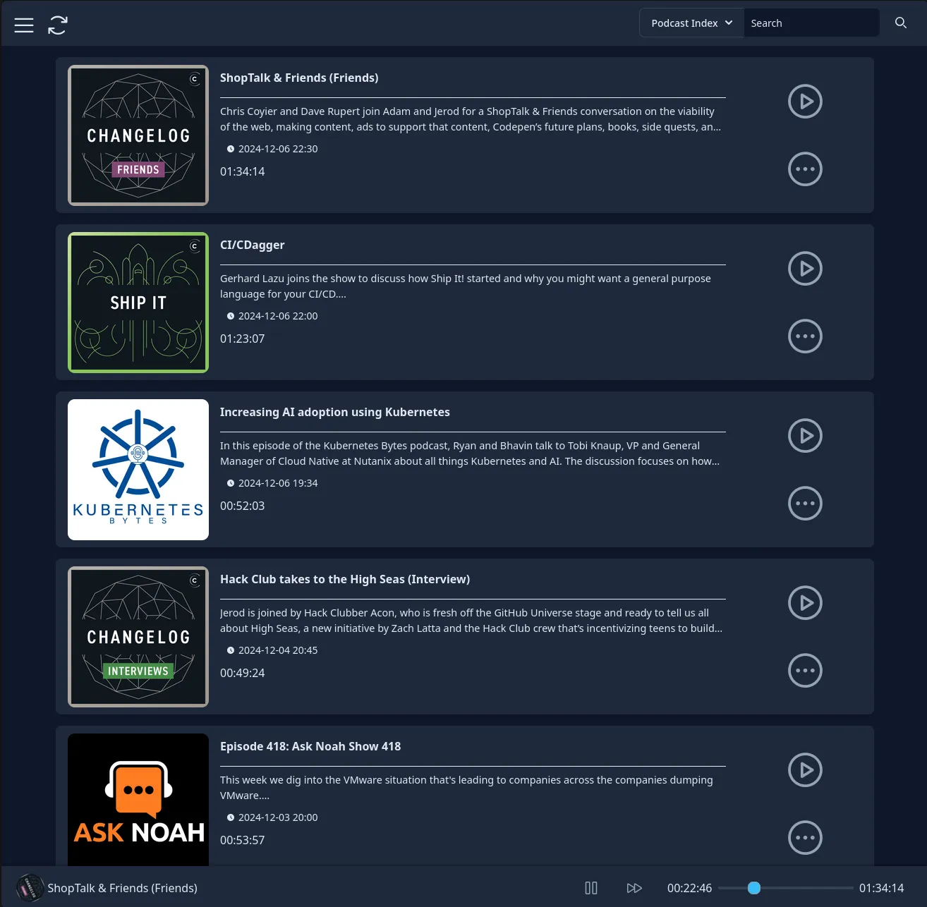 PinePods Alternatives: Top 12 Podcast Players | AlternativeTo