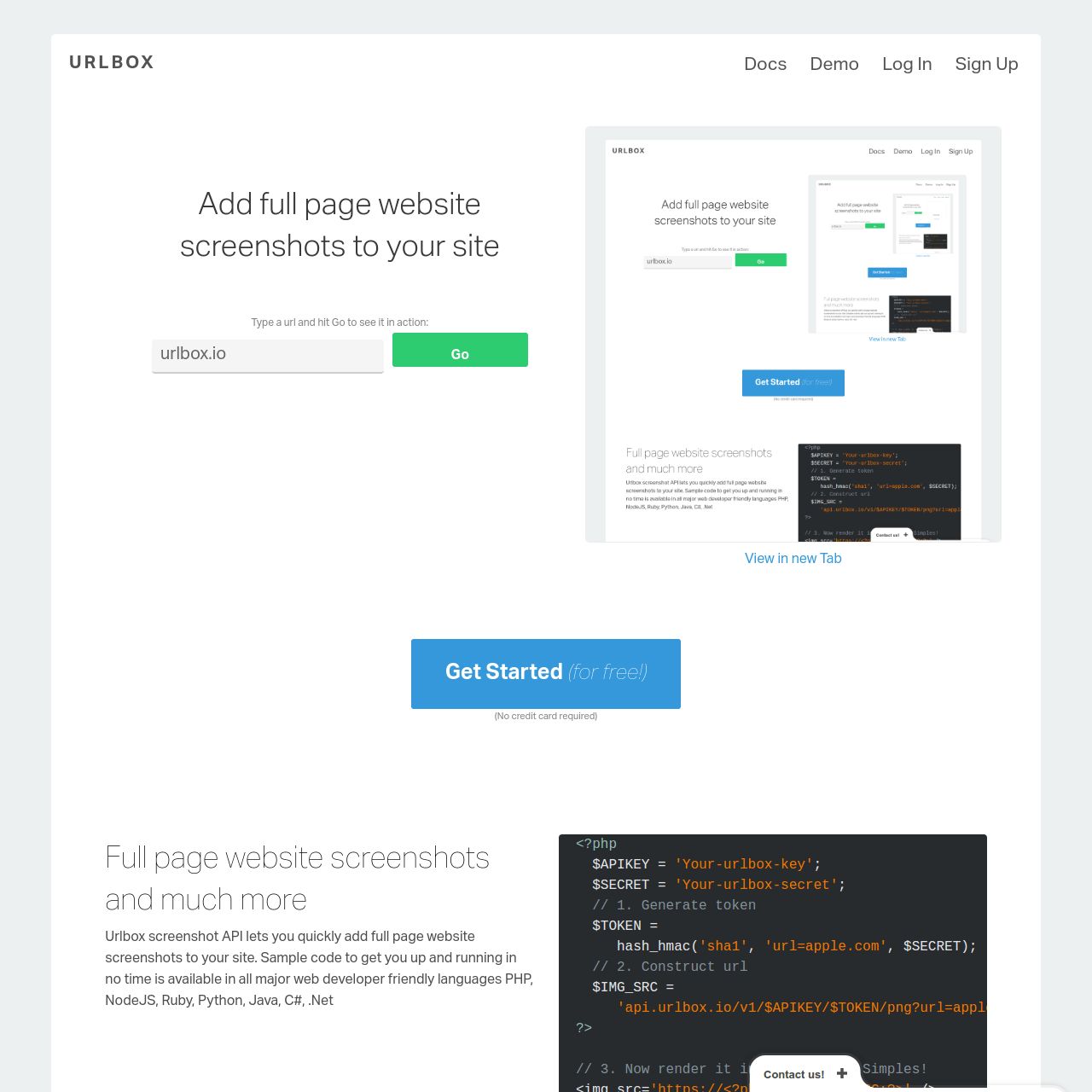 Urlbox Alternatives: Top 10 Screenshot Capture Tools & Similar Websites ...