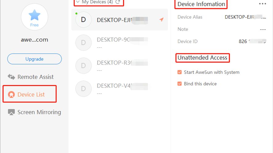 AweSun Remote Desktop: Enables you to connect to your work computer ...