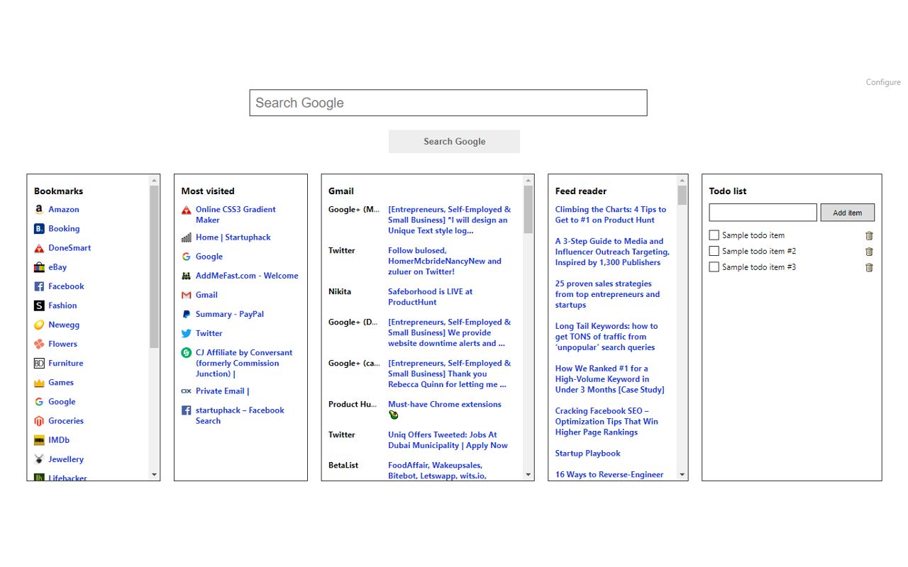 Best New Tab Page Extension Alternatives - Explore Similar Extensions ...