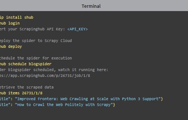Scrapy: A fast high-level web crawling & scraping framework for Python | AlternativeTo