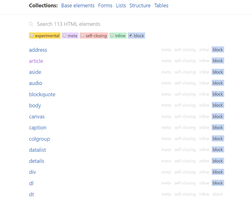 htmlreference.io Alternatives and Similar Sites / Apps | AlternativeTo