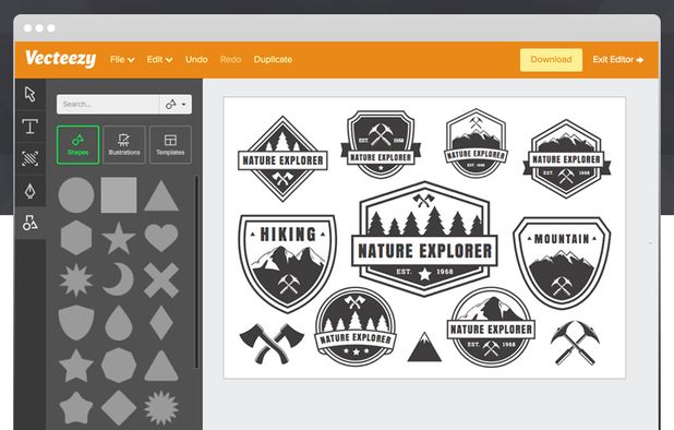 Vecteezy Editor: A free online vector graphics editor designed to let ...