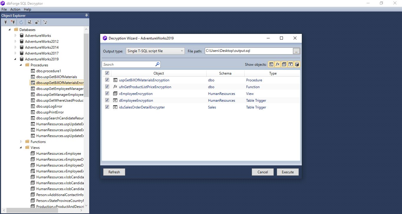 dbForge SQL Decryptor Alternatives and Similar Software | AlternativeTo