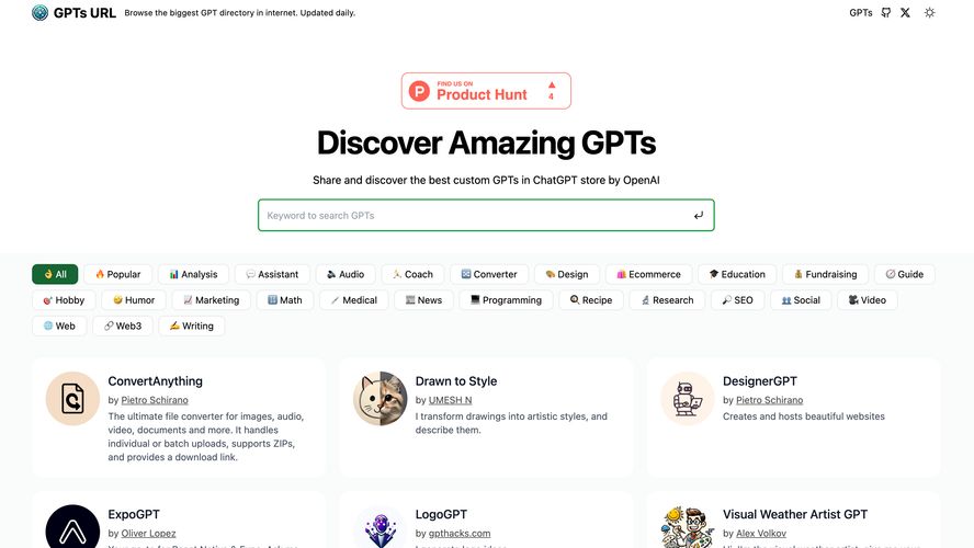 Featured GPTs Alternatives and Similar Sites & Apps | AlternativeTo