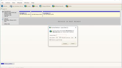 Active@ Partition Manager: You may create, delete, format and name ...