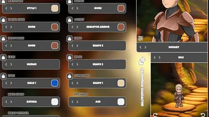 8D Character Creator: Downloadable character bust and ppritesheet ...