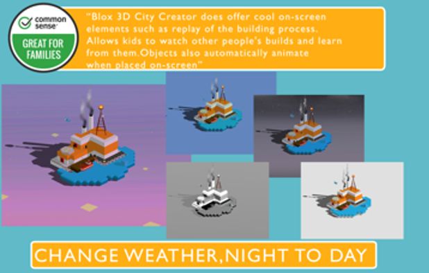 Blox 3D City: Lets kids create fully functional cities and towns with ...