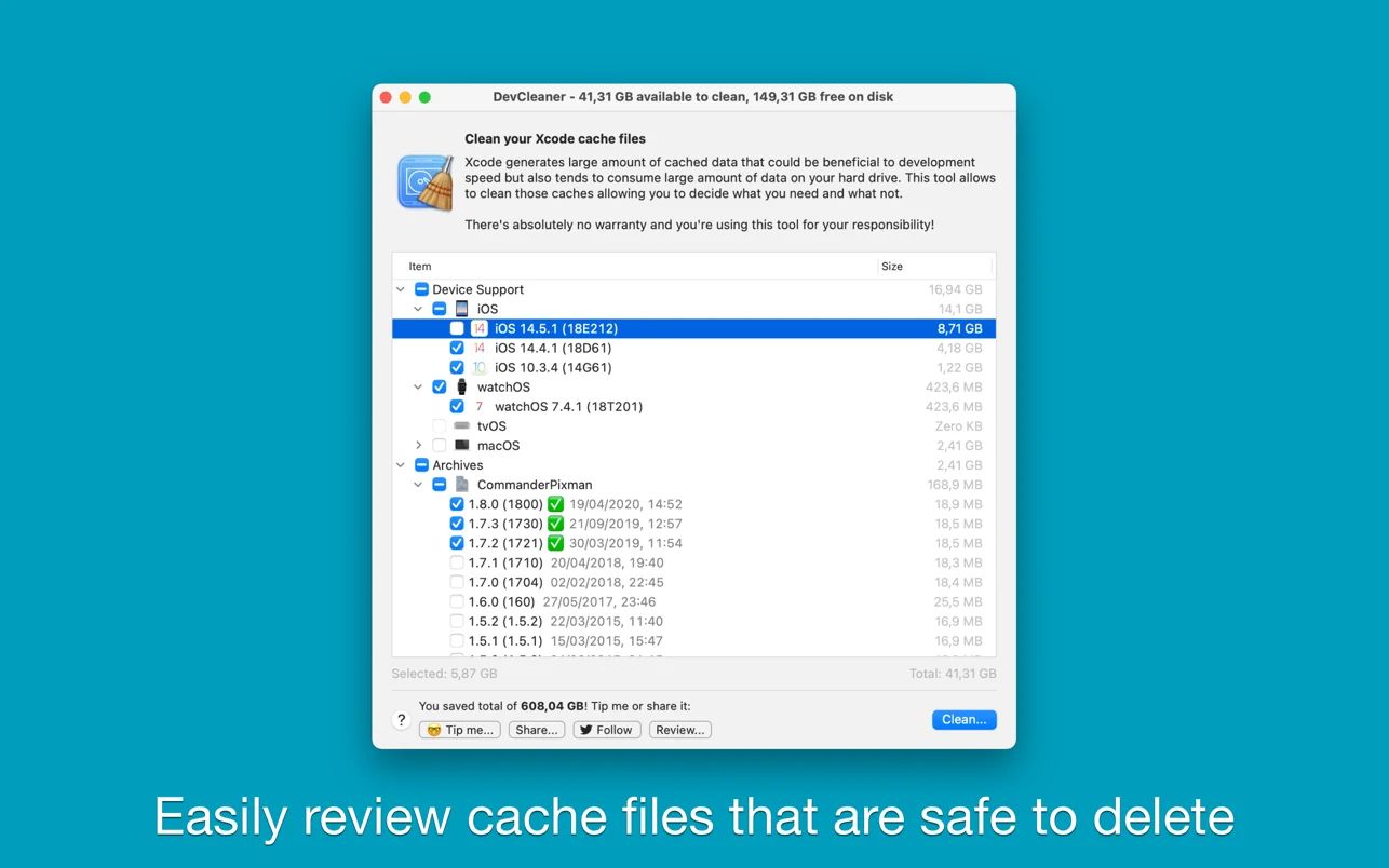 DevCleaner for Xcode Alternatives: Top 2 System Cleaners & Similar Apps | AlternativeTo
