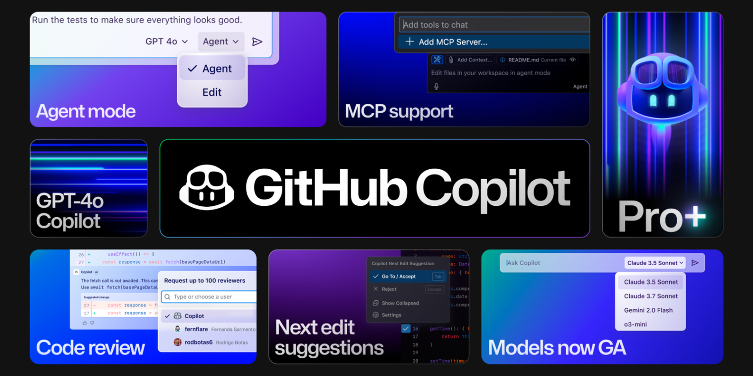 GitHub launches Copilot Pro+ with GPT-4.5, MCP Server, agent mode in VS ...