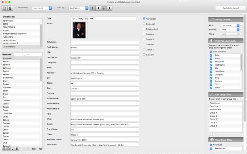 Labels and Databases Alternatives and Similar Software | AlternativeTo