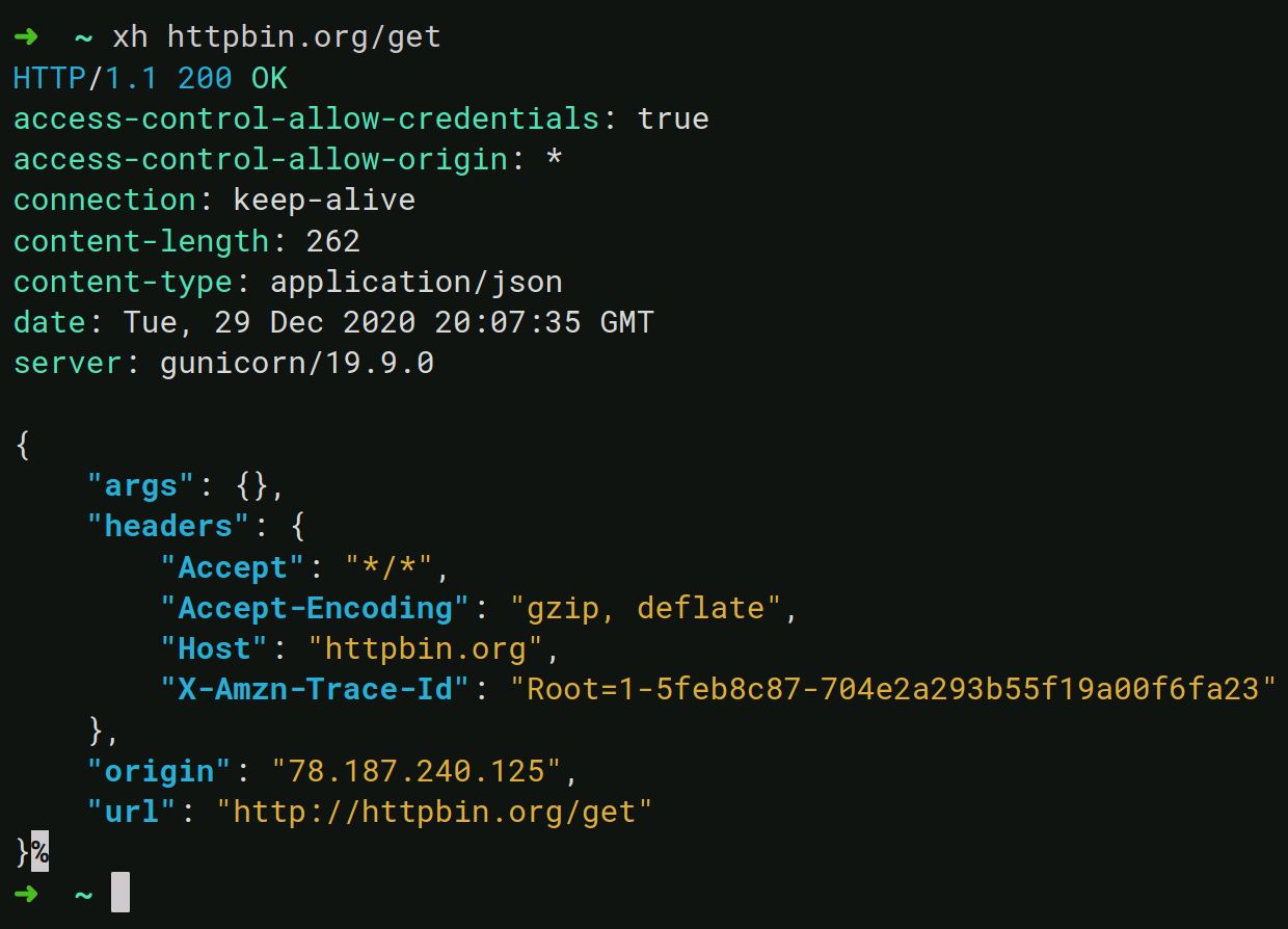 xh: Friendly and fast tool for sending HTTP | AlternativeTo