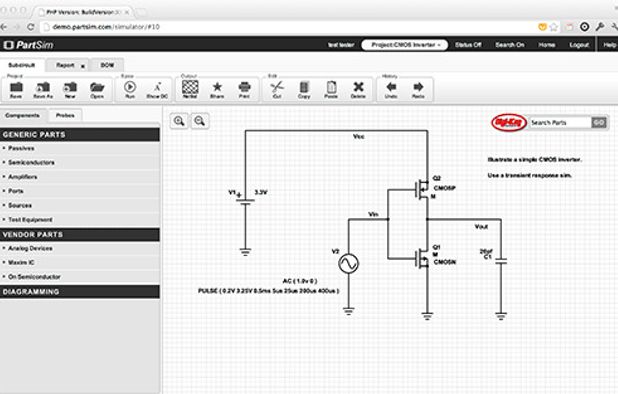PartSim: Free and full-featured SPICE circuit | AlternativeTo