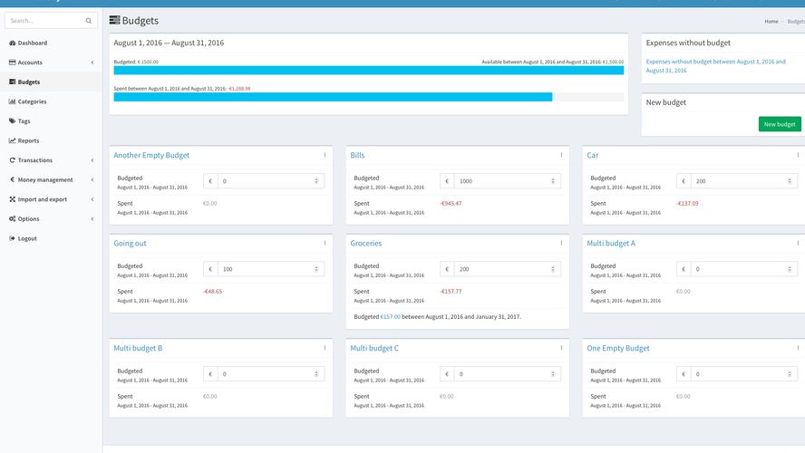 Firefly III: Financial manager, it can help you keep track of expenses ...